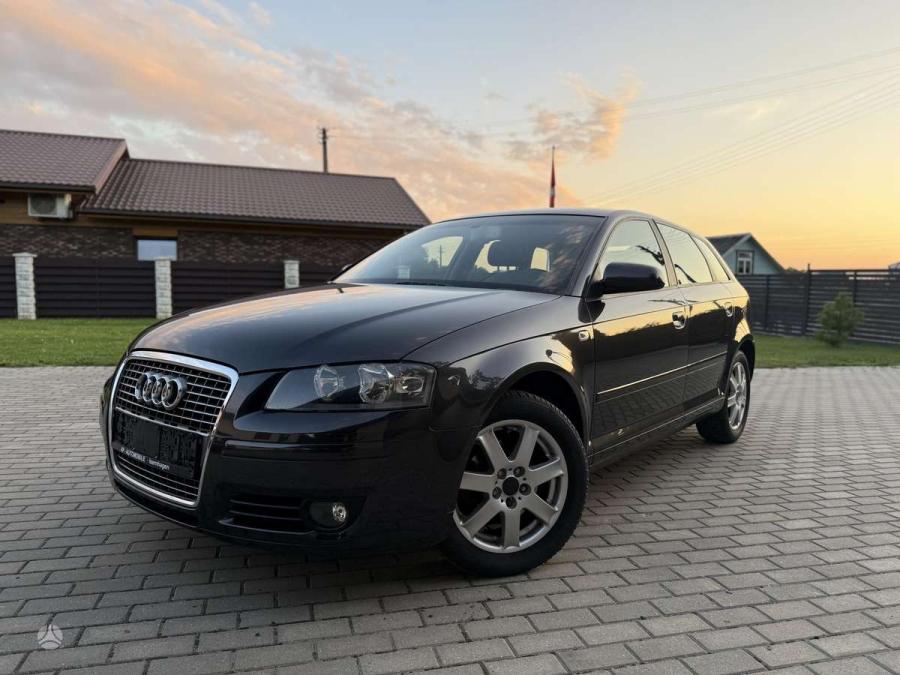 Brown Audi A3 2006 in Kaisiadorys, with an engine capacity of 1.98 L and mileage of 202 thousand km for 3450 €, photo 1 on AUTOMOTO.COM.LV