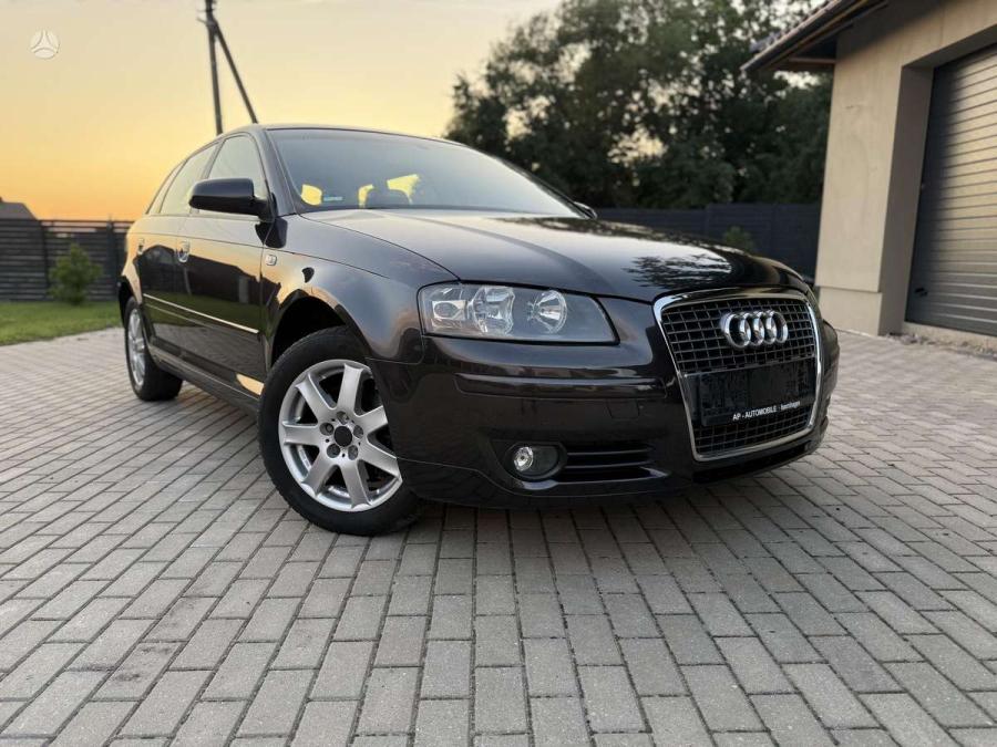 Brown Audi A3 2006 in Kaisiadorys, with an engine capacity of 1.98 L and mileage of 202 thousand km for 3450 €, photo 4 on AUTOMOTO.COM.LV