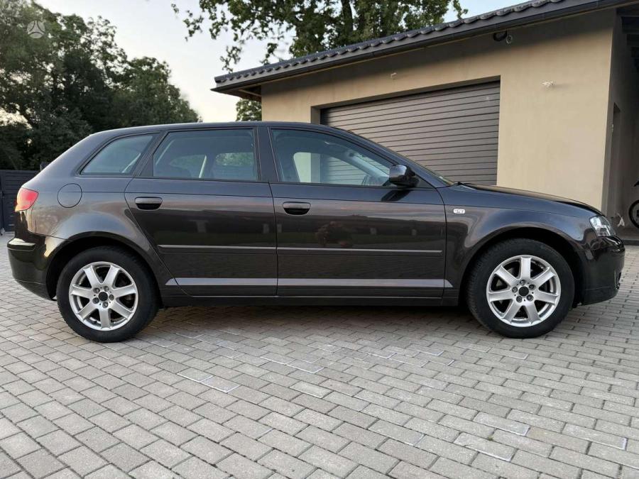 Brown Audi A3 2006 in Kaisiadorys, with an engine capacity of 1.98 L and mileage of 202 thousand km for 3450 €, photo 5 on AUTOMOTO.COM.LV