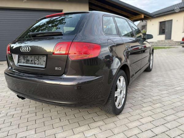 Audi A3 2006 in Kaisiadorys on AUTOMOTO.COM.LV Brown Audi A3 2006 in Kaisiadorys, with an engine capacity of 1.98 L and mileage of 202 thousand km for 3450 €, photo 6 on AUTOMOTO.COM.LV