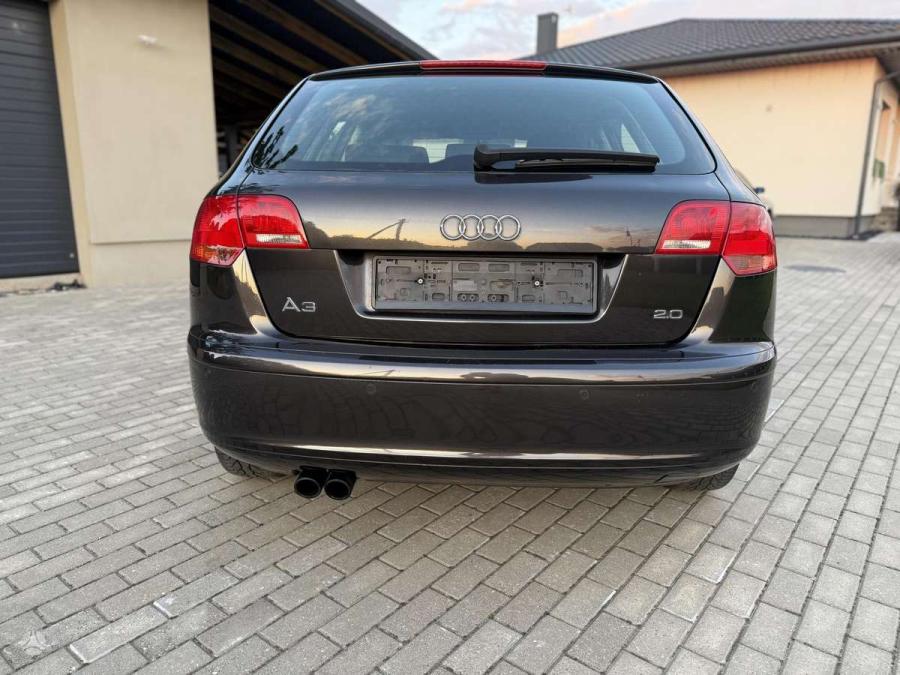 Brown Audi A3 2006 in Kaisiadorys, with an engine capacity of 1.98 L and mileage of 202 thousand km for 3450 €, photo 7 on AUTOMOTO.COM.LV