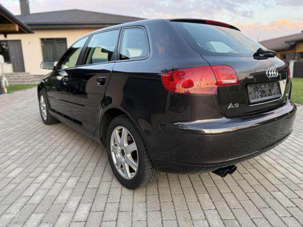 Audi A3 2006 in Kaisiadorys on AUTOMOTO.COM.LV Brown Audi A3 2006 in Kaisiadorys, with an engine capacity of 1.98 L and mileage of 202 thousand km for 3450 €, photo 8 on AUTOMOTO.COM.LV