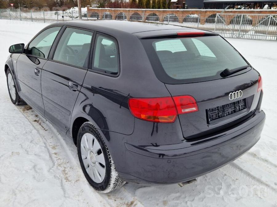 Brown Audi A3 2007 in Bauska, with an engine capacity of 1.90 L and mileage of 161 thousand km for 3790 €, photo 6 on AUTOMOTO.COM.LV