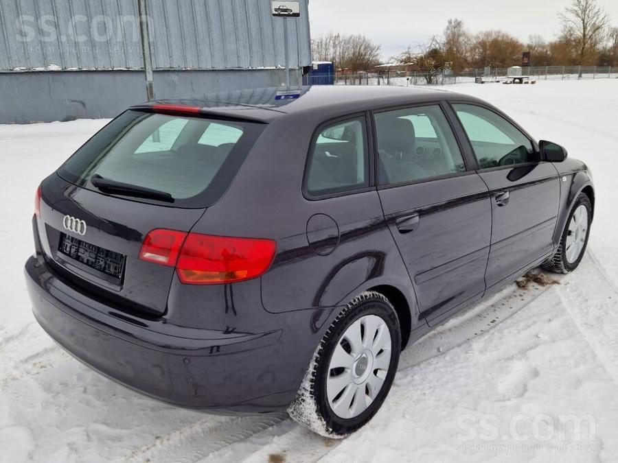 Brown Audi A3 2007 in Bauska, with an engine capacity of 1.90 L and mileage of 161 thousand km for 3790 €, photo 8 on AUTOMOTO.COM.LV