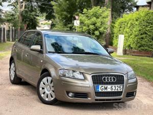 Brūns Audi A3 2007 Jelgava, ar dzinēja tilpumu 1.90 L un nobraukumu 390 tūkst. km par 2280 €, foto  vietnē AUTOMOTO.COM.LV