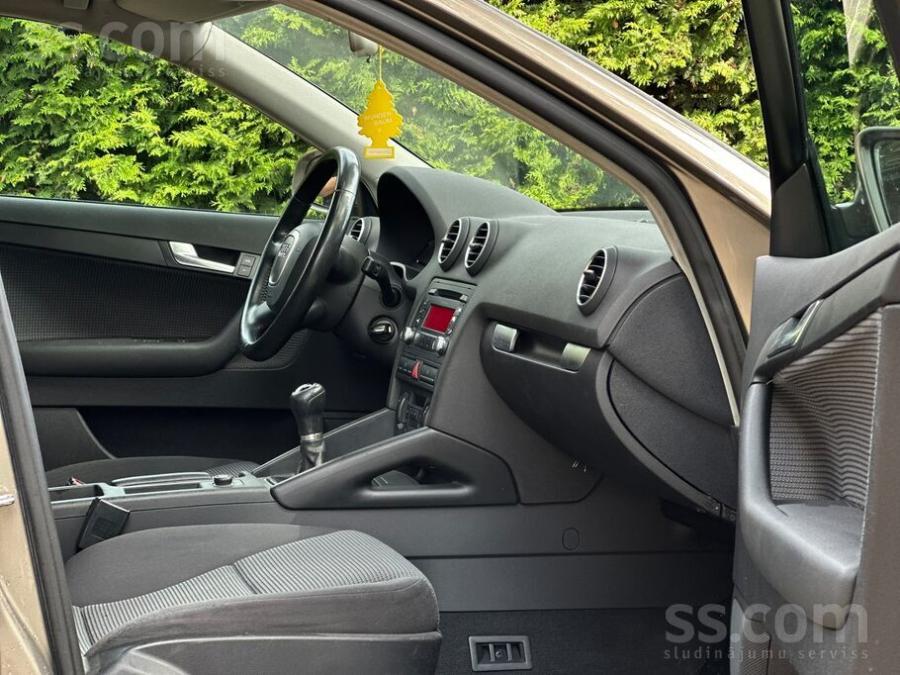 Brūns Audi A3 2007 Jelgava, ar dzinēja tilpumu 1.90 L un nobraukumu 390 tūkst. km par 2280 €, foto 12 vietnē AUTOMOTO.COM.LV