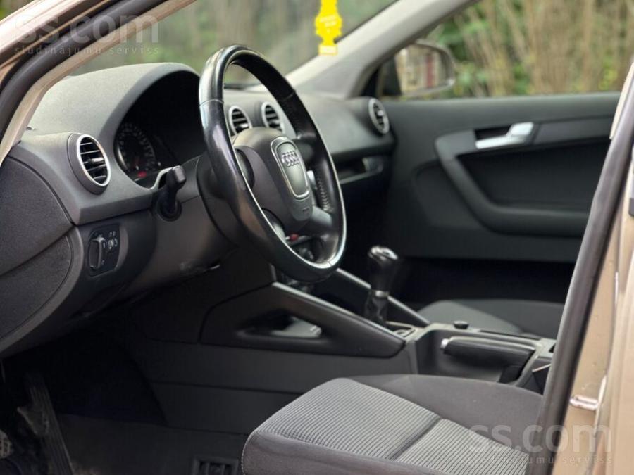 Brūns Audi A3 2007 Jelgava, ar dzinēja tilpumu 1.90 L un nobraukumu 390 tūkst. km par 2280 €, foto 16 vietnē AUTOMOTO.COM.LV