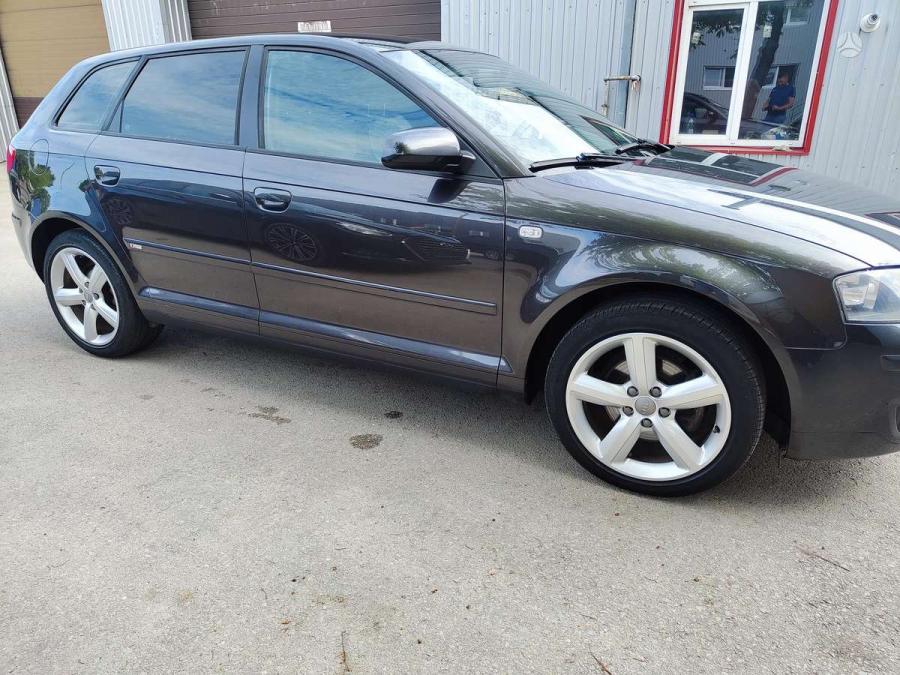 Brown Audi A3 2008 in Marijampole, with an engine capacity of 1.90 L and mileage of 159 thousand km for 3555 €, photo 6 on AUTOMOTO.COM.LV