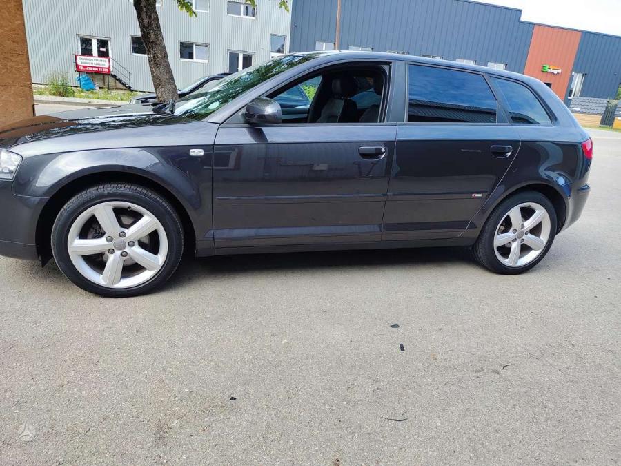 Brown Audi A3 2008 in Marijampole, with an engine capacity of 1.90 L and mileage of 159 thousand km for 3555 €, photo 7 on AUTOMOTO.COM.LV