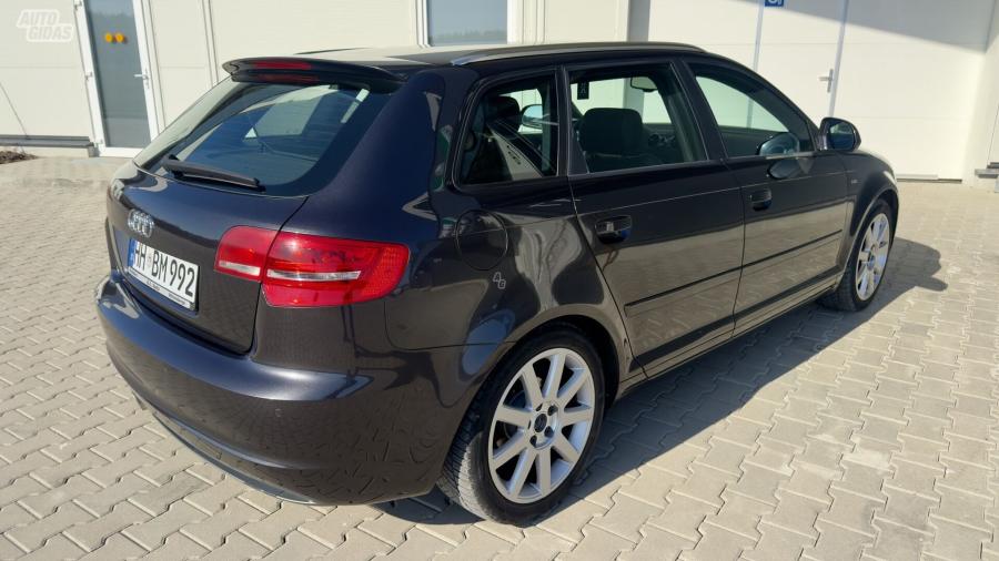 Brown Audi A3 2009 in Vilnius, with an engine capacity of 1.80 L and mileage of 224 thousand km for 6550 €, photo 3 on AUTOMOTO.COM.LV
