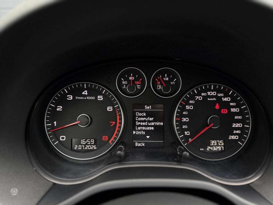 Brūns Audi A3 2009 Kauņa, ar dzinēja tilpumu 1.39 L un nobraukumu 243 tūkst. km par 4790 €, foto 23 vietnē AUTOMOTO.COM.LV