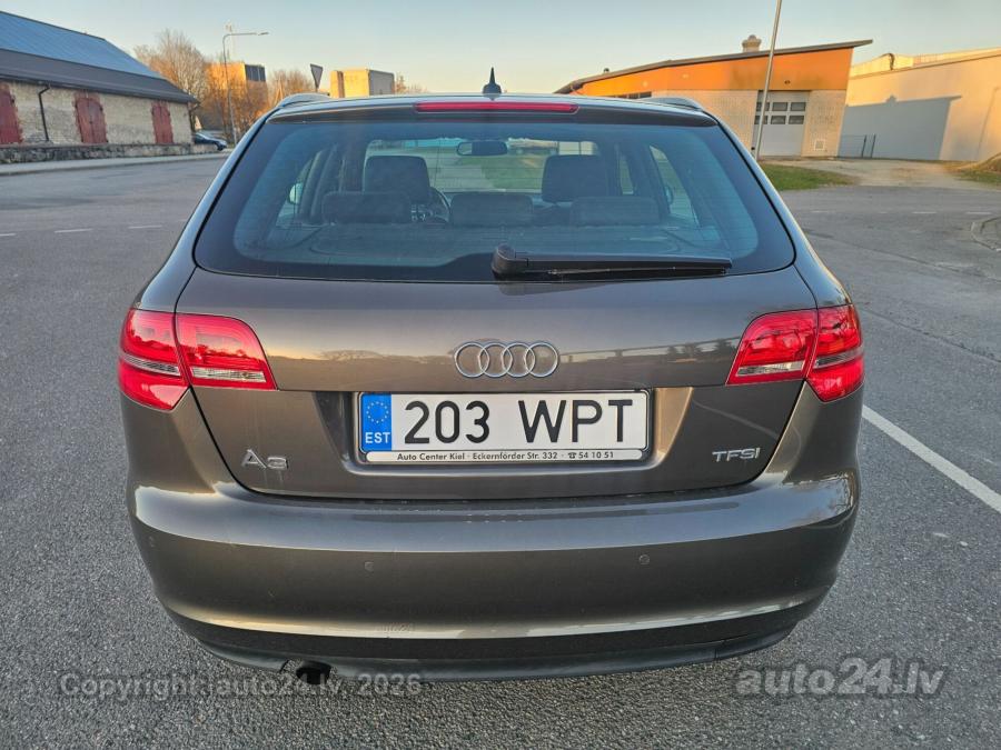 Brown Audi A3 2010 in Paide, with an engine capacity of 1.20 L and mileage of 172 thousand km for 7350 €, photo 6 on AUTOMOTO.COM.LV
