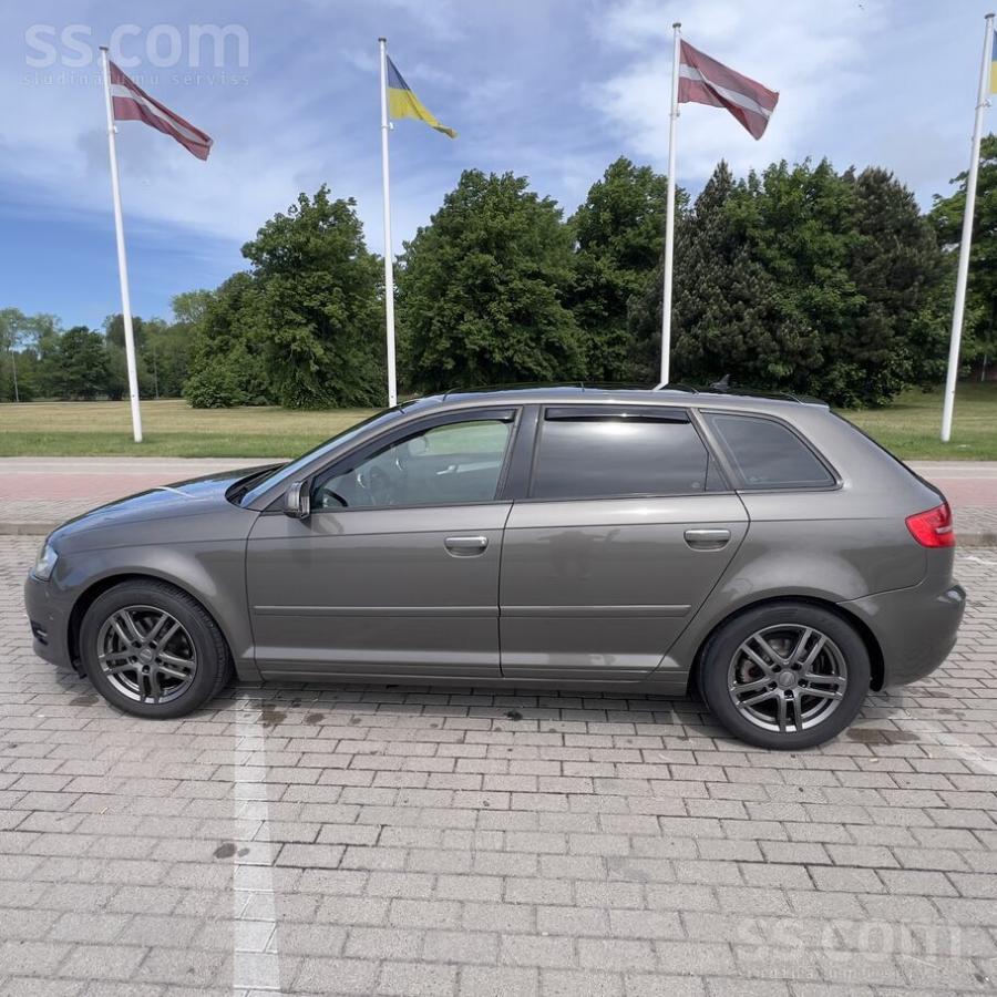 Brown Audi A3 2010 in Liepaja, with an engine capacity of 2.00 L and mileage of 202 thousand km for 9000 €, photo 1 on AUTOMOTO.COM.LV