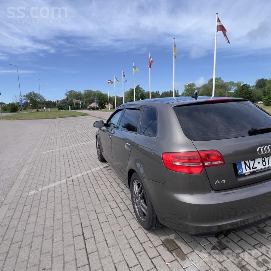 Brown Audi A3 2010 in Liepaja, with an engine capacity of 2.00 L and mileage of 202 thousand km for 9000 €, photo 8 on AUTOMOTO.COM.LV