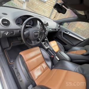 Brown Audi A3 2010 in Liepaja, with an engine capacity of 2.00 L and mileage of 202 thousand km for 9000 €, photo 13 on AUTOMOTO.COM.LV