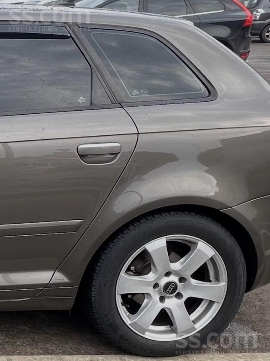 Brown Audi A3 2010 in Liepaja, with an engine capacity of 2.00 L and mileage of 202 thousand km for 9000 €, photo 19 on AUTOMOTO.COM.LV