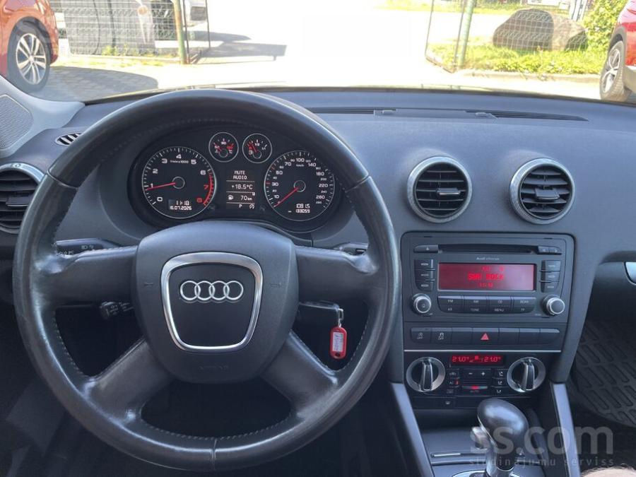 Brown Audi A3 2011 in Talsi, with an engine capacity of 1.40 L and mileage of 133 thousand km for 5900 €, photo 17 on AUTOMOTO.COM.LV
