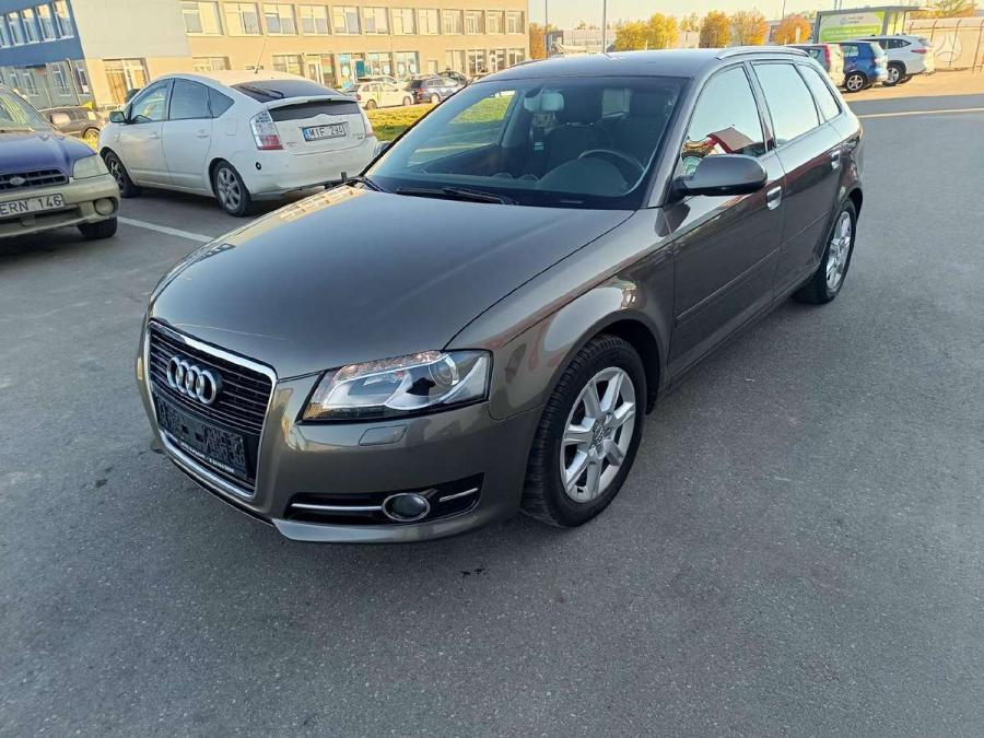 Brown Audi A3 2012 in Kaunas, with an engine capacity of 1.60 L and mileage of 245 thousand km for 6650 €, photo 1 on AUTOMOTO.COM.LV