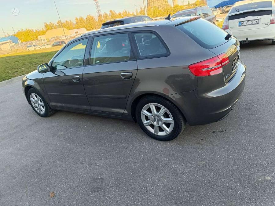 Brown Audi A3 2012 in Kaunas, with an engine capacity of 1.60 L and mileage of 245 thousand km for 6650 €, photo 4 on AUTOMOTO.COM.LV