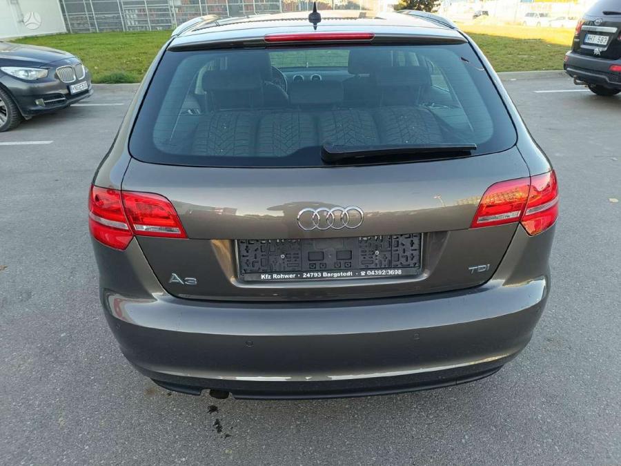 Brown Audi A3 2012 in Kaunas, with an engine capacity of 1.60 L and mileage of 245 thousand km for 6650 €, photo 6 on AUTOMOTO.COM.LV