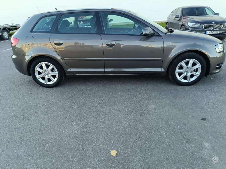Brown Audi A3 2012 in Kaunas, with an engine capacity of 1.60 L and mileage of 245 thousand km for 6650 €, photo 9 on AUTOMOTO.COM.LV