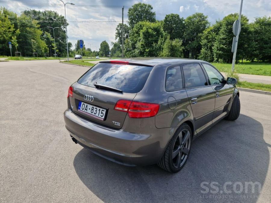 Brown Audi A3 2012 in Ogre, with an engine capacity of 2.00 L and mileage of 165 thousand km for 7100 €, photo 4 on AUTOMOTO.COM.LV