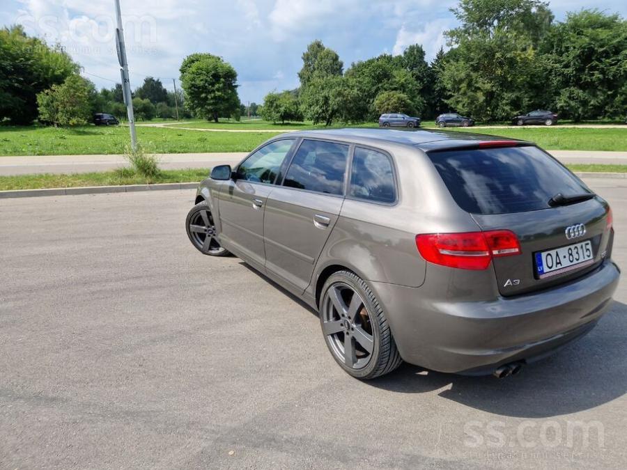 Brown Audi A3 2012 in Ogre, with an engine capacity of 2.00 L and mileage of 165 thousand km for 7100 €, photo 5 on AUTOMOTO.COM.LV