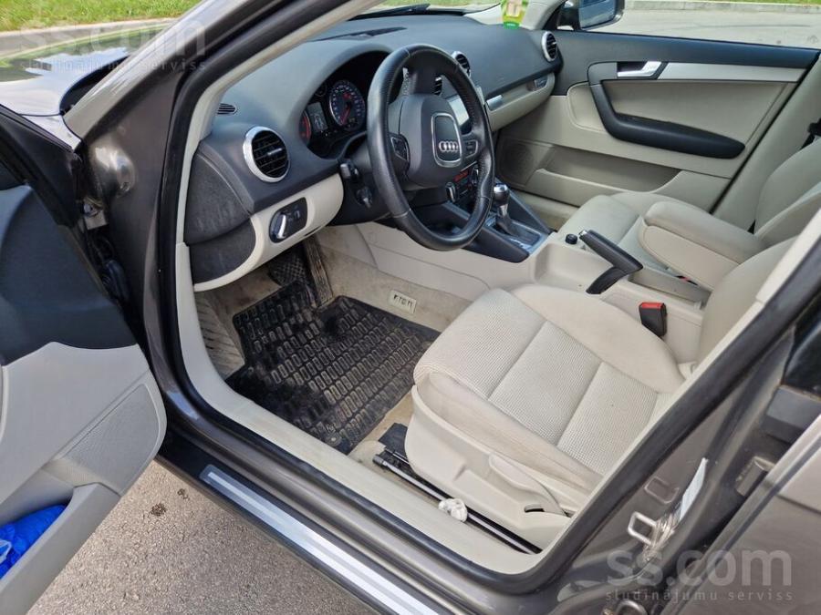 Brown Audi A3 2012 in Ogre, with an engine capacity of 2.00 L and mileage of 165 thousand km for 7100 €, photo 8 on AUTOMOTO.COM.LV