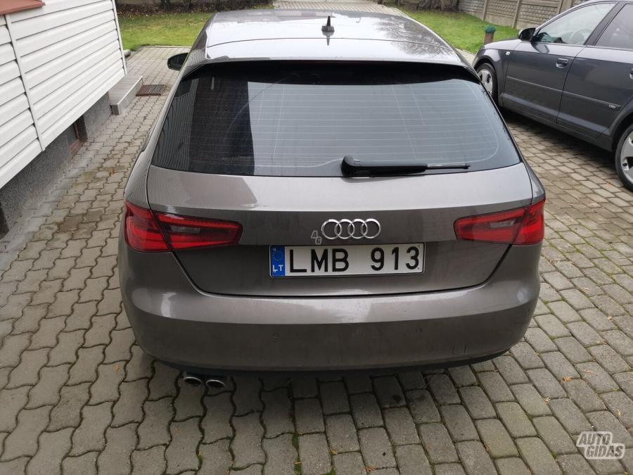 Brown Audi A3 2013 in Vilnius, with an engine capacity of 2.00 L and mileage of 176 thousand km for 6900 €, photo 16 on AUTOMOTO.COM.LV