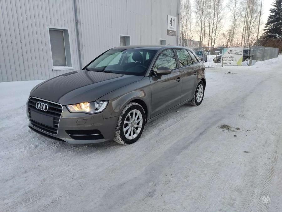 Brown Audi A3 2014 in Ukmerge, with an engine capacity of 1.60 L and mileage of 195 thousand km for 6999 €, photo 2 on AUTOMOTO.COM.LV