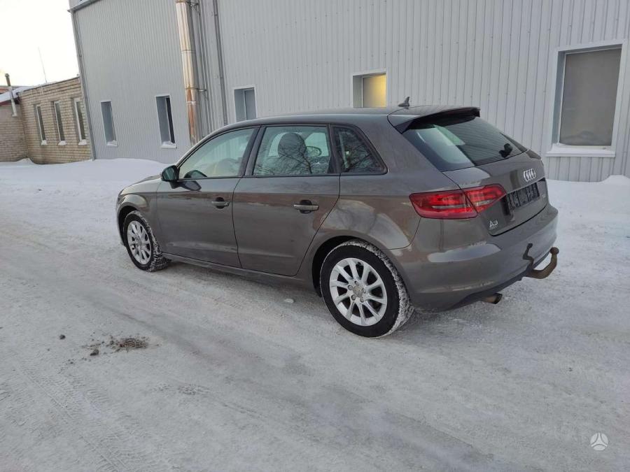Brown Audi A3 2014 in Ukmerge, with an engine capacity of 1.60 L and mileage of 195 thousand km for 6999 €, photo 3 on AUTOMOTO.COM.LV