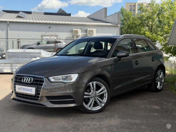 Brown Audi A3 2014 in Mazeikiai, with an engine capacity of 1.40 L and mileage of 222 thousand km for 8900 €, photo 1 on AUTOMOTO.COM.LV