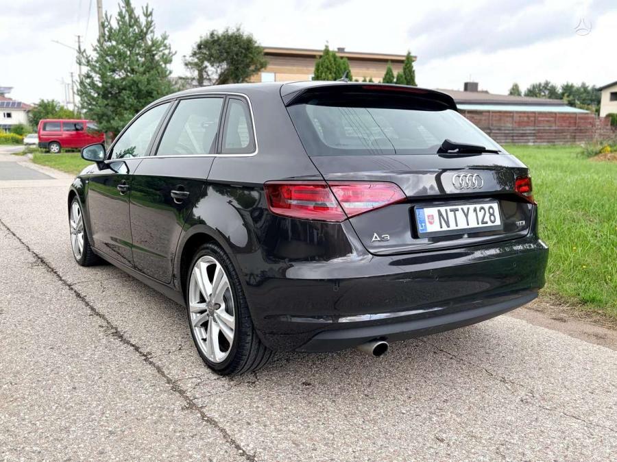 Brown Audi A3 2014 in Vilnius, with an engine capacity of 1.60 L and mileage of 273 thousand km for 8600 €, photo 6 on AUTOMOTO.COM.LV