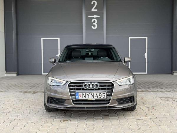 Brown Audi A3 2016 in Vilnius, with an engine capacity of 1.98 L and mileage of 272 thousand km for 9999 €, photo 10 on AUTOMOTO.COM.LV