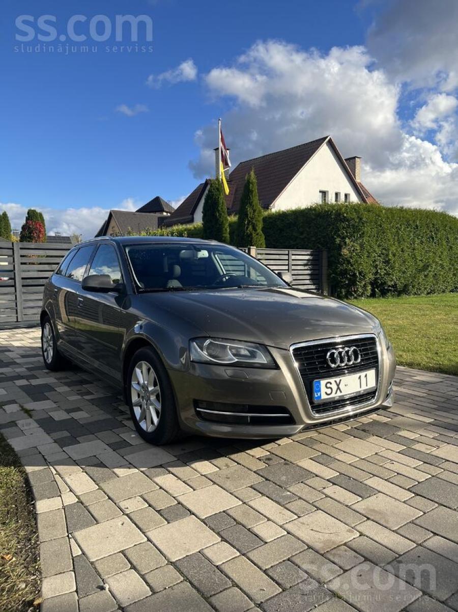 Brown Audi A3 2012 in Riga, with an engine capacity of 2.00 L and mileage of 284 thousand km for 6200 €, photo 3 on AUTOMOTO.COM.LV