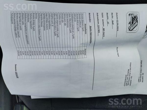 Audi A3 2001 in Madona, with an engine capacity of 1.90 L and mileage of 348 thousand km for 2000 €, photo 3 on AUTOMOTO.COM.LV
