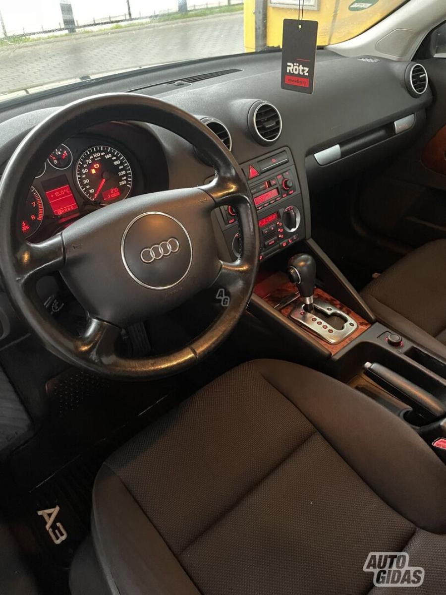 Audi A3 2004 Šauļi, ar dzinēja tilpumu 2.00 L un nobraukumu 210 tūkst. km par 1400 €, foto 16 vietnē AUTOMOTO.COM.LV