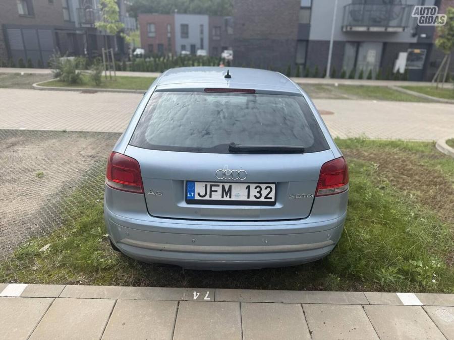Audi A3 2005 in Vilnius, with an engine capacity of 2.00 L and mileage of 339 thousand km for 2700 €, photo 5 on AUTOMOTO.COM.LV