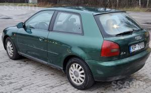 Green Audi A3 1999 in Riga, with an engine capacity of 1.80 L and mileage of 249 thousand km for 1690 €, photo 2 on AUTOMOTO.COM.LV