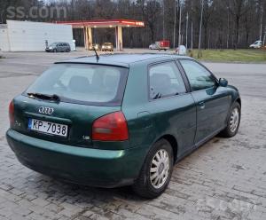 Green Audi A3 1999 in Riga, with an engine capacity of 1.80 L and mileage of 249 thousand km for 1690 €, photo 4 on AUTOMOTO.COM.LV