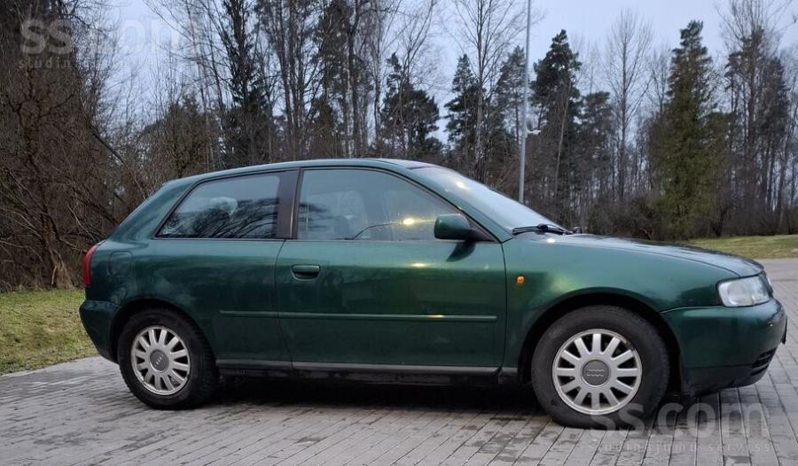 Green Audi A3 1999 in Riga, with an engine capacity of 1.80 L and mileage of 249 thousand km for 1690 €, photo 5 on AUTOMOTO.COM.LV