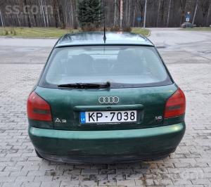 Green Audi A3 1999 in Riga, with an engine capacity of 1.80 L and mileage of 249 thousand km for 1690 €, photo 6 on AUTOMOTO.COM.LV
