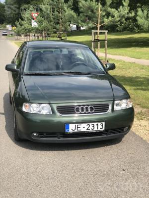 Green Audi A3 2002 in Riga, with an engine capacity of 1.60 L and mileage of 211 thousand km for 1590 €, photo  on AUTOMOTO.COM.LV