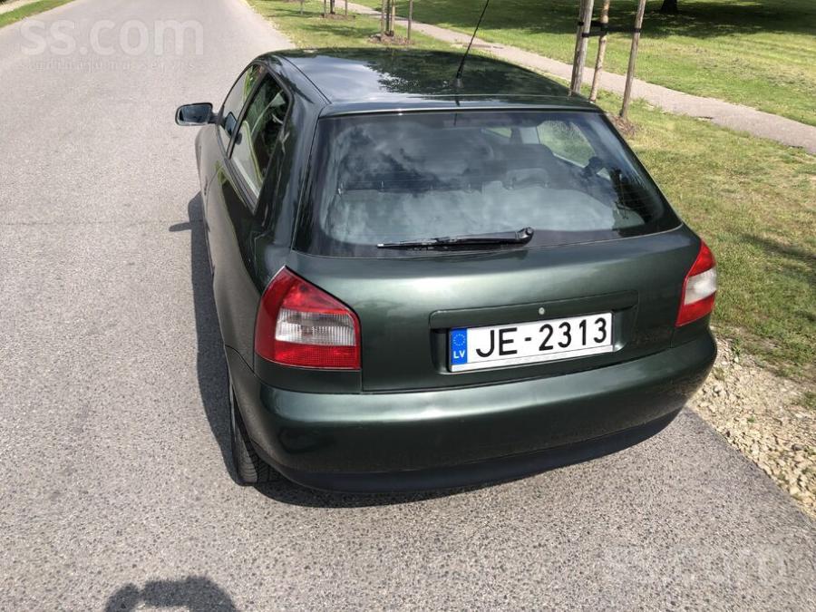 Green Audi A3 2002 in Riga, with an engine capacity of 1.60 L and mileage of 211 thousand km for 1590 €, photo 7 on AUTOMOTO.COM.LV