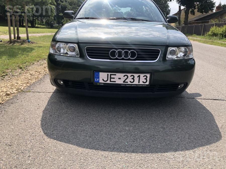 Green Audi A3 2002 in Riga, with an engine capacity of 1.60 L and mileage of 211 thousand km for 1590 €, photo 10 on AUTOMOTO.COM.LV