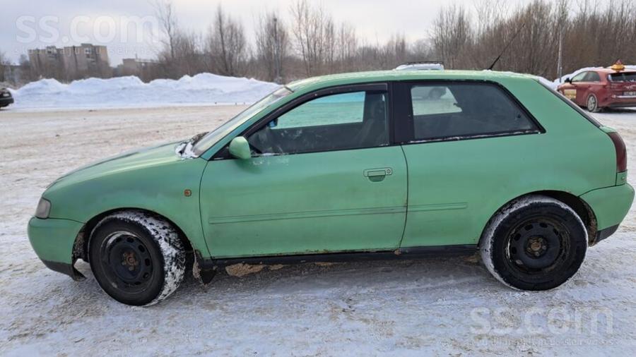 Zaļš Audi A3 1997 Daugavpils, ar dzinēja tilpumu 1.90 L un nobraukumu 420 tūkst. km par 790 €, foto 1 vietnē AUTOMOTO.COM.LV