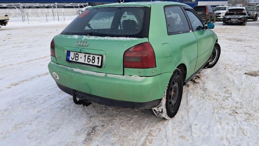 Zaļš Audi A3 1997 Daugavpils, ar dzinēja tilpumu 1.90 L un nobraukumu 420 tūkst. km par 790 €, foto 2 vietnē AUTOMOTO.COM.LV