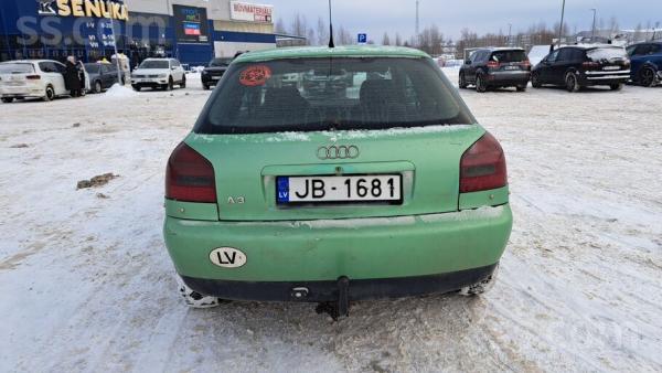 Zaļš Audi A3 1997 Daugavpils, ar dzinēja tilpumu 1.90 L un nobraukumu 420 tūkst. km par 790 €, foto 3 vietnē AUTOMOTO.COM.LV