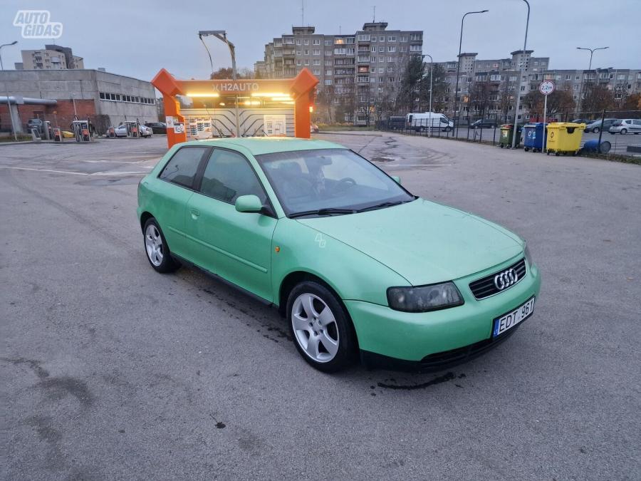 Zaļš Audi A3 1997 Kauņa, ar dzinēja tilpumu 1.80 L un nobraukumu 262 tūkst. km par 850 €, foto 5 vietnē AUTOMOTO.COM.LV