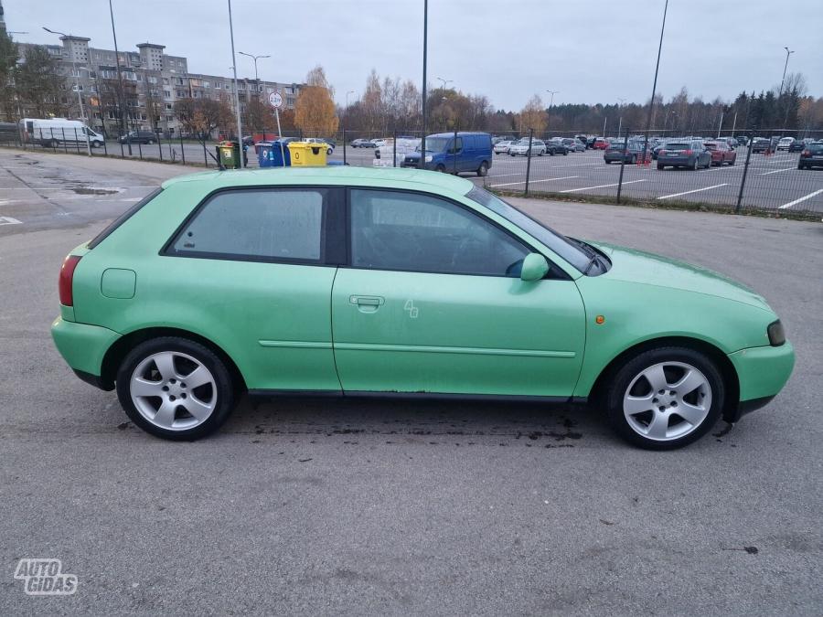 Zaļš Audi A3 1997 Kauņa, ar dzinēja tilpumu 1.80 L un nobraukumu 262 tūkst. km par 850 €, foto 6 vietnē AUTOMOTO.COM.LV
